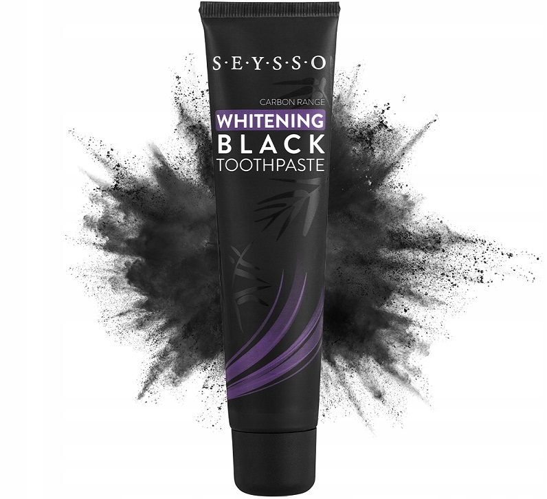 SEYSSO CARBON WHITENING CHARCOAL TOOTHPASTE • BLACK 75ML - Whitening ...